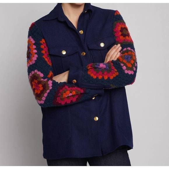 Vilagallo | Jackets & Coats | New Vilagallo Federica Crochet Jacket In ...